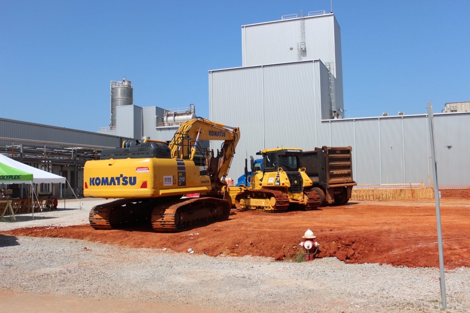Ground Breaking Ceremony held for Polyplex Line 14 - Fite Building Company