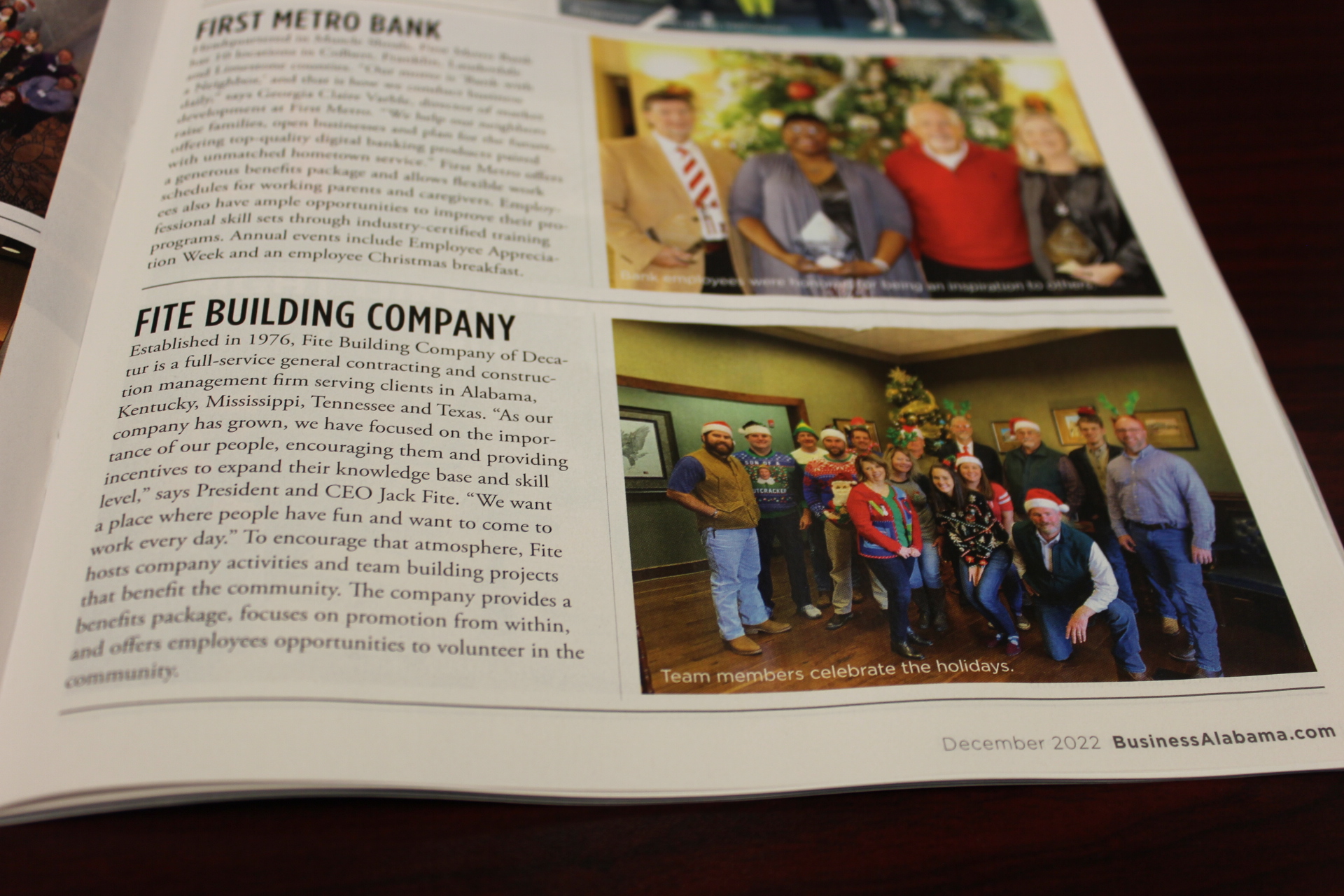Fite Building Company named among Alabama's Best Companies to work for ...
